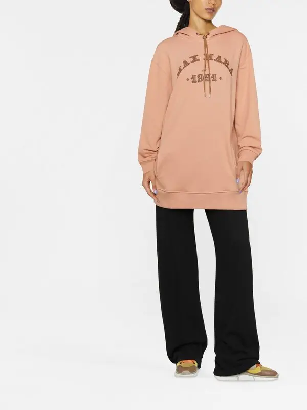 Max Mara Logo-print Long Hoodie