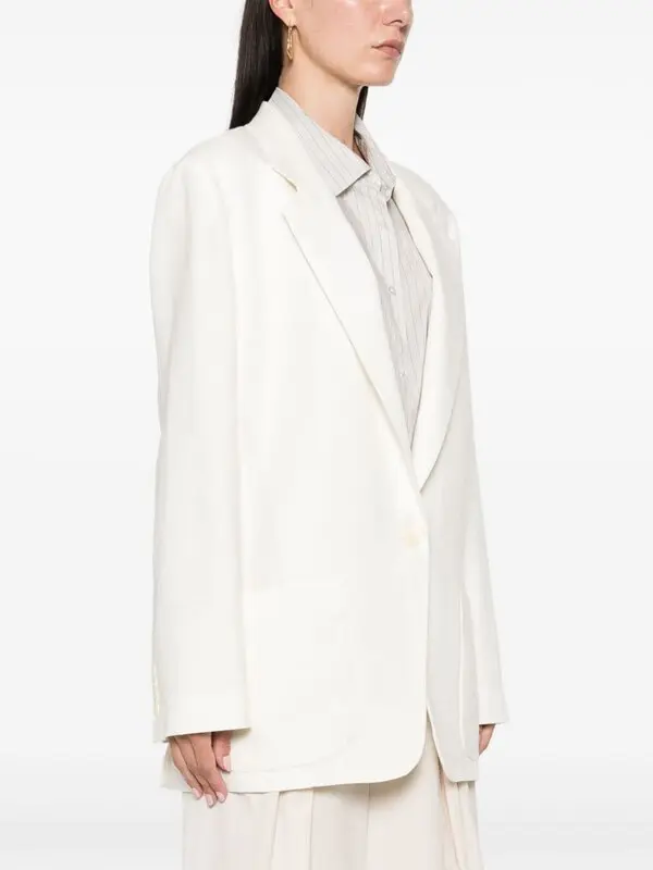 THE ROW Enza Linen Blazer