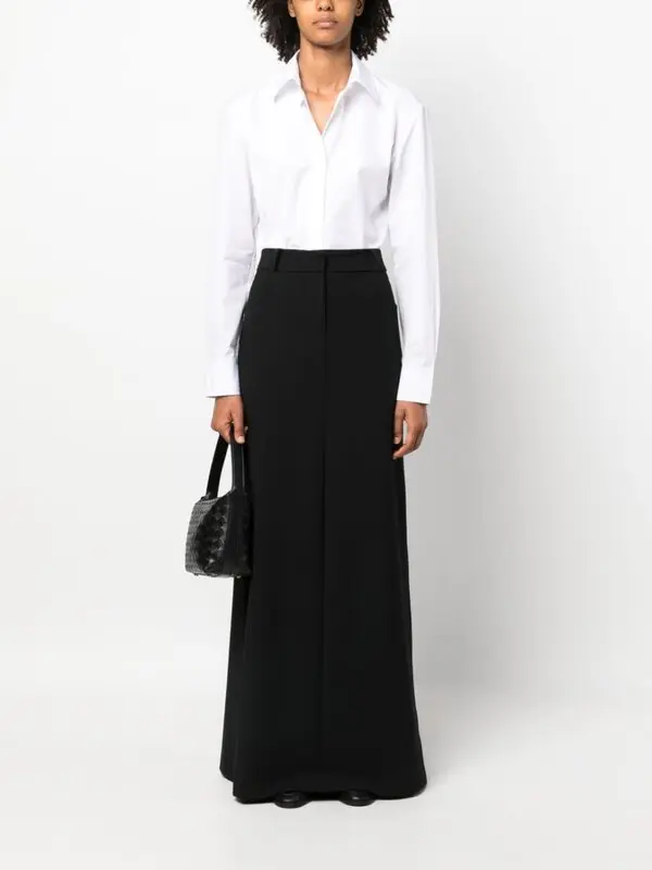 THE ROW Pointed-collar Long-sleeve Shirt
