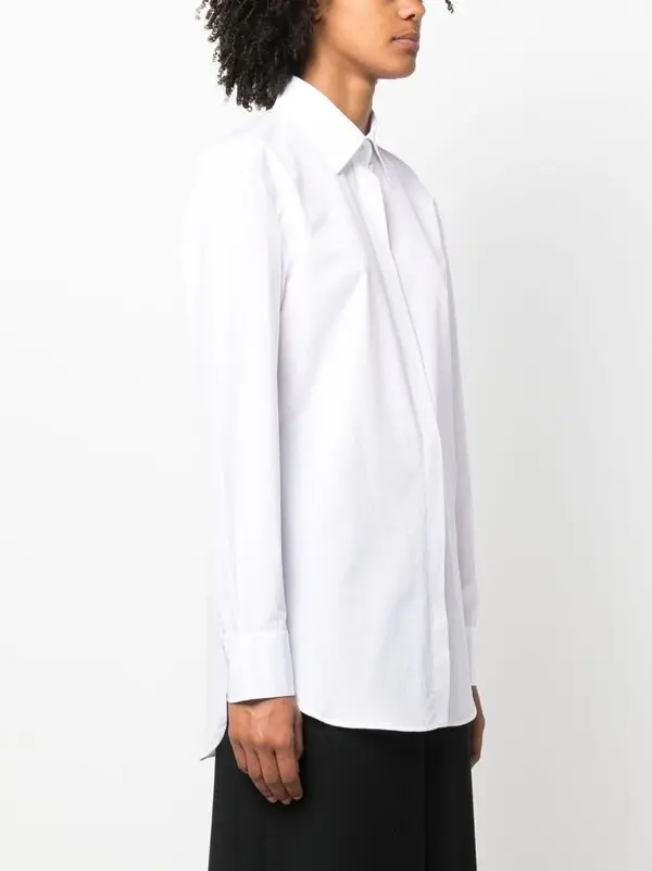 THE ROW Pointed-collar Long-sleeve Shirt