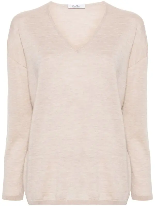 Max Mara V-neck Cashmere Jumper
