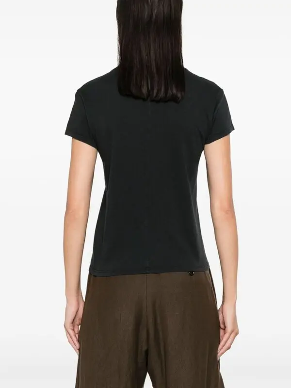 THE ROW Tori Cotton T-shirt - Black