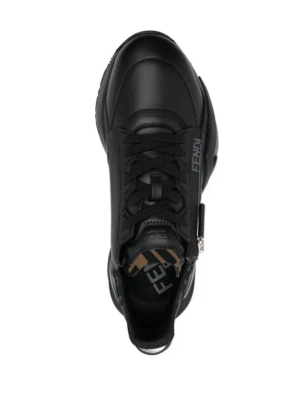 Fendi Flow Low-top Sneakers - Black
