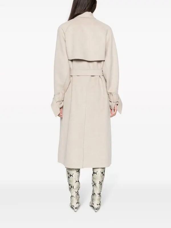 Max Mara Belted-waist Cashmere Coat
