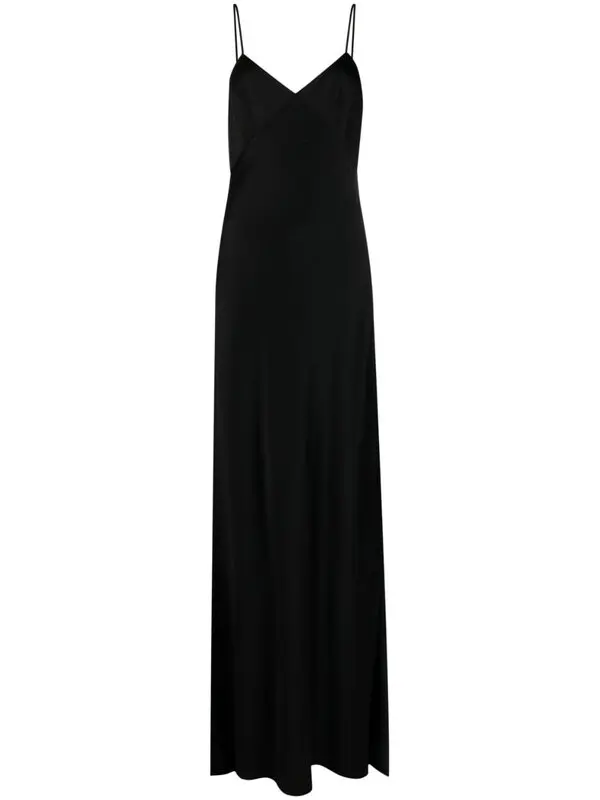 Max Mara Satin Slip Maxi Dress