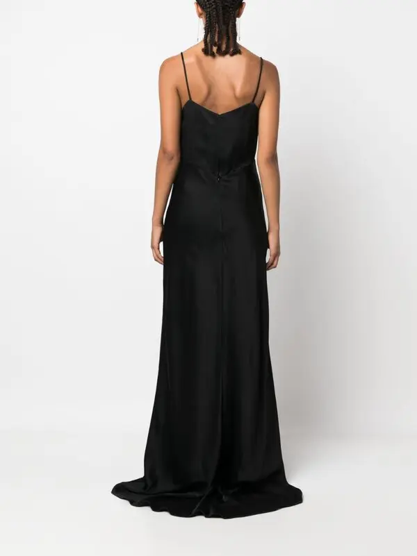 Max Mara Satin Slip Maxi Dress