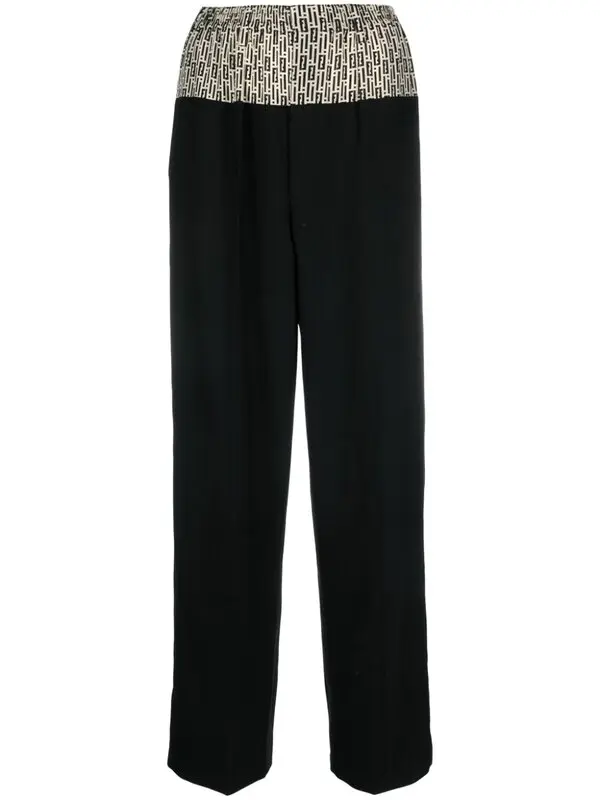Fendi Logo-print Tailored Trousers