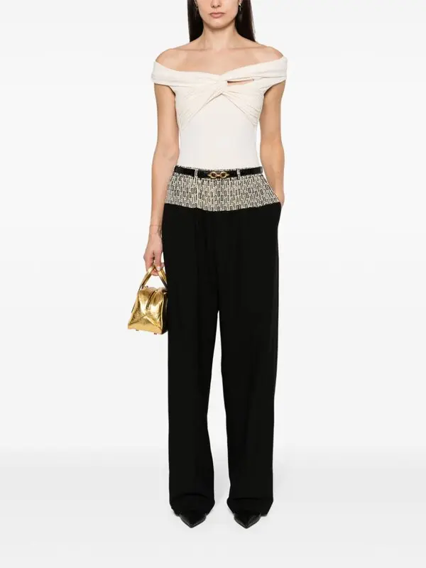 Fendi Logo-print Tailored Trousers