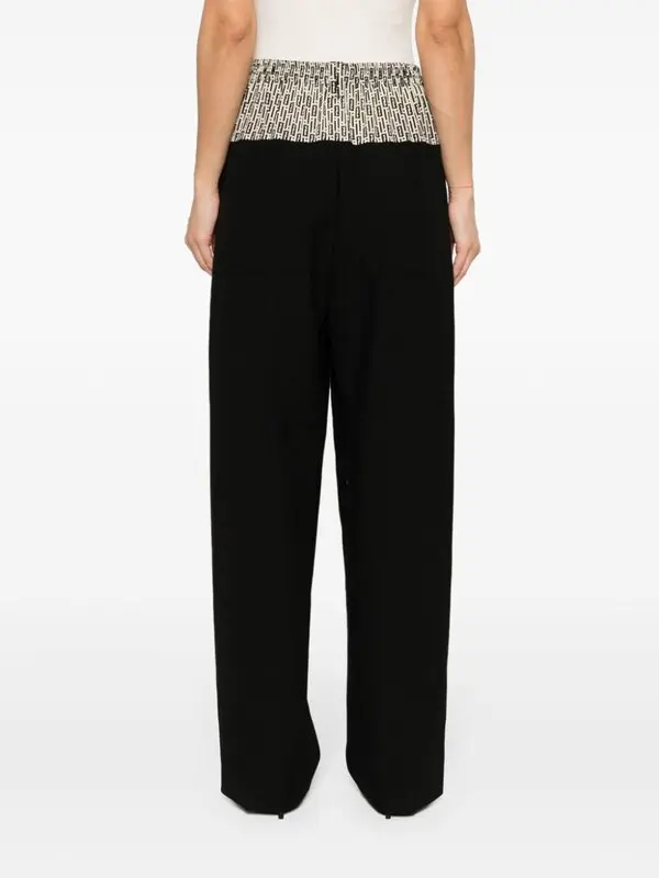 Fendi Logo-print Tailored Trousers