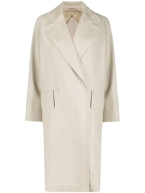 Max Mara Double-breasted Duster Coat