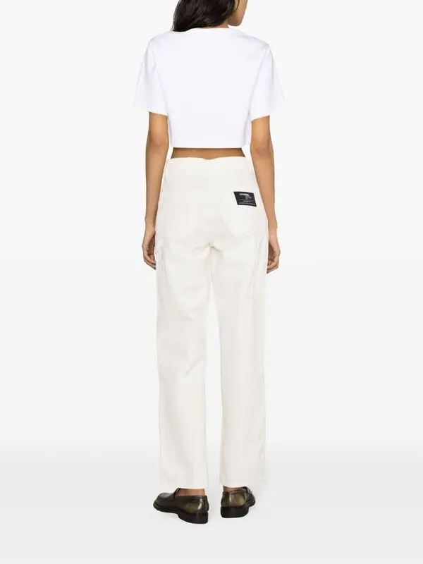 Max Mara Logo-print Cropped T-shirt