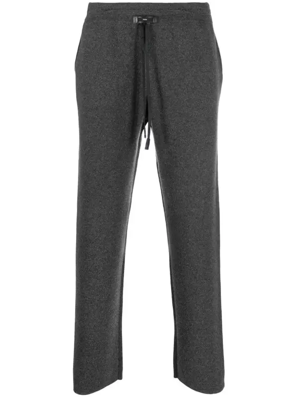 Fendi Mélange-effect Cashmere Track Pants