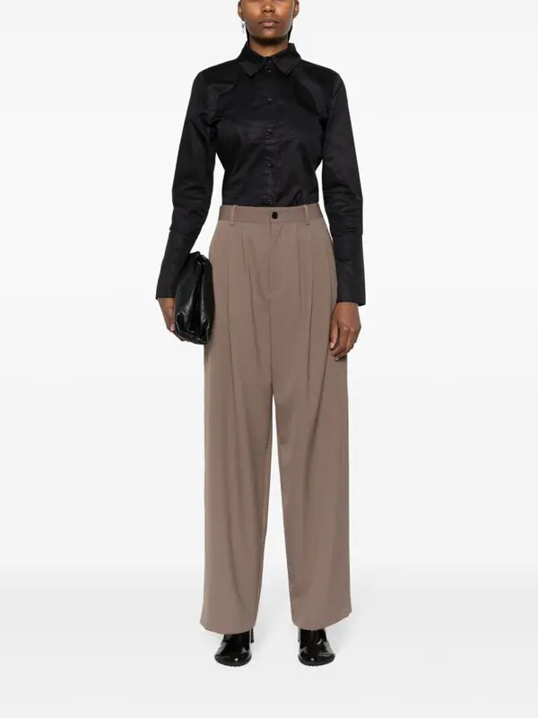 THE ROW High-waisted Tailored Trousers