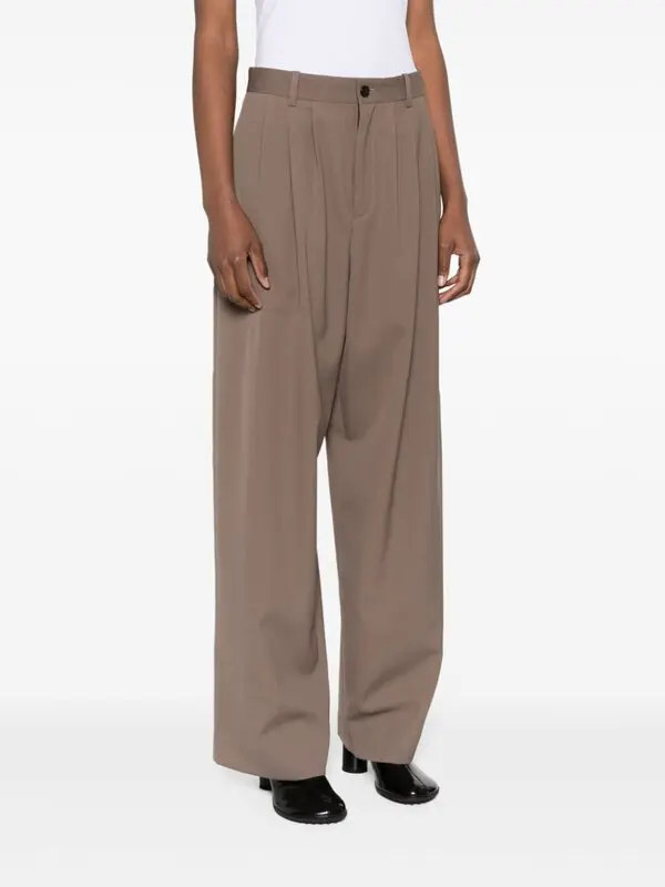 THE ROW High-waisted Tailored Trousers