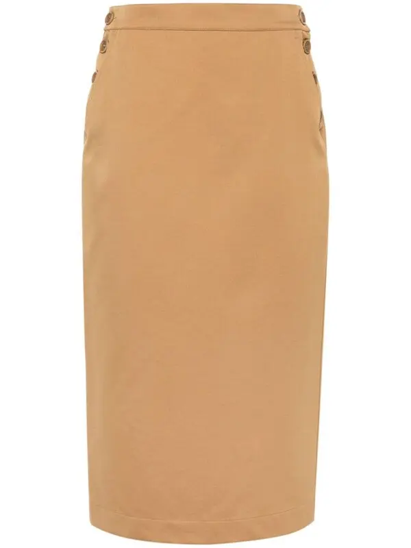 Max Mara Cresta Cotton Pencil Skirt