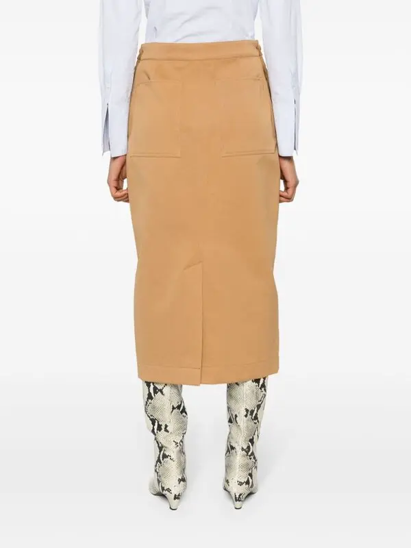 Max Mara Cresta Cotton Pencil Skirt