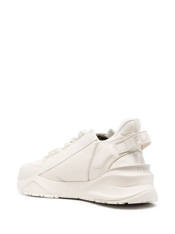 Fendi Logo-print Sneakers - Neutrals