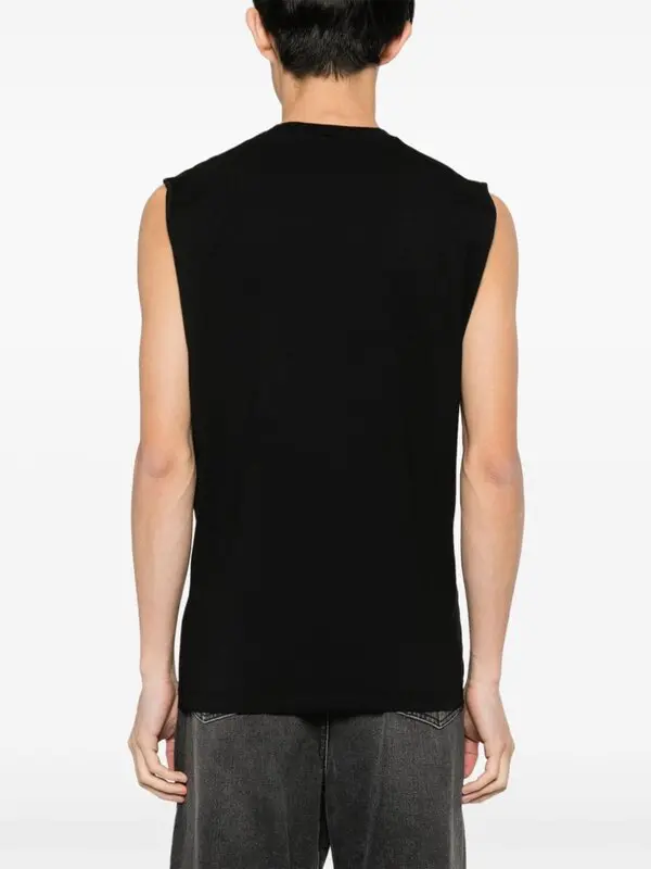 Dsquared2 Rhinestone-logo Cotton Top