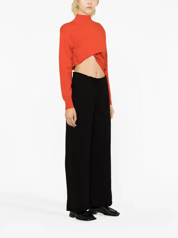 THE ROW Calsito Wide-leg Cotton Trousers