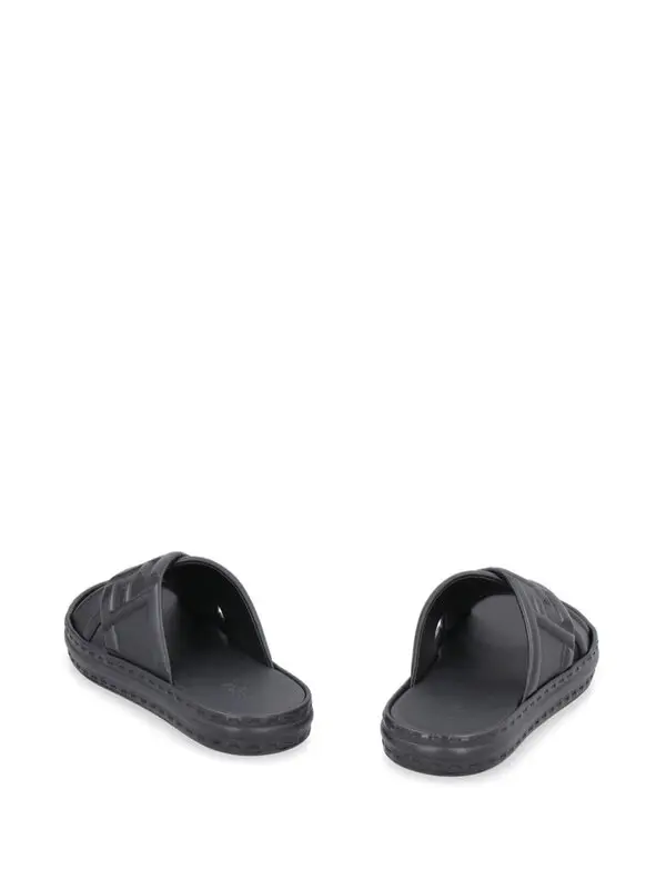 Fendi Ff Logo-embossed Slide Sandals