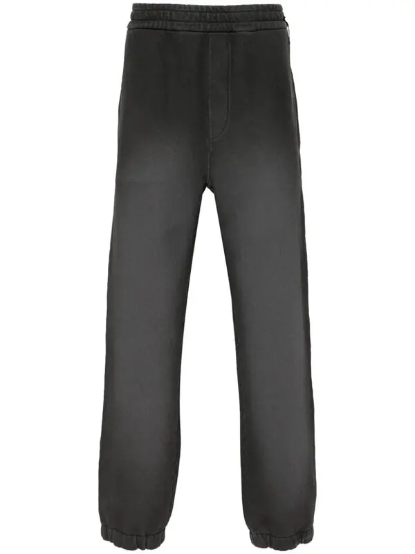 Fendi Faded-effect Cotton Track Pants