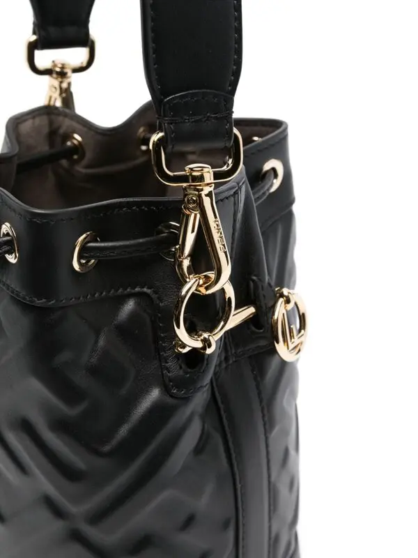 Fendi Mini Mon Tresor Bucket Bag - Black
