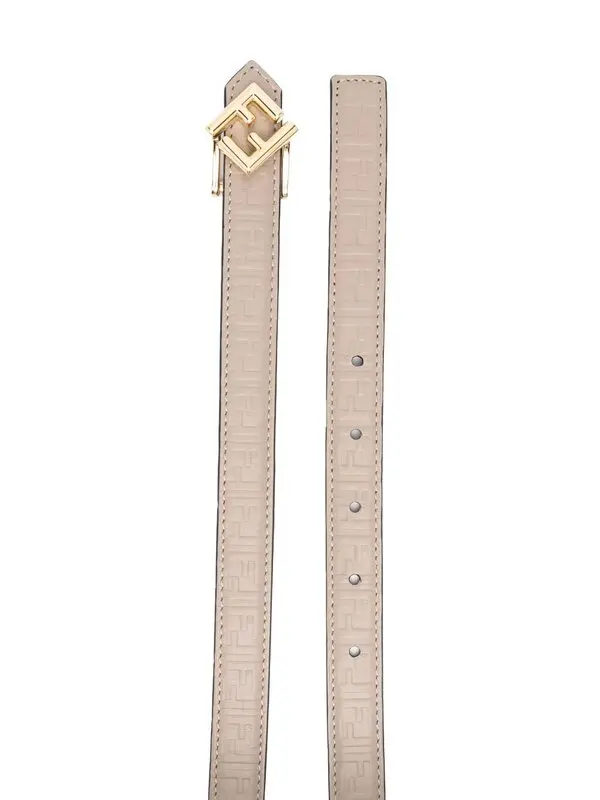 Fendi Monogram Leather Belt