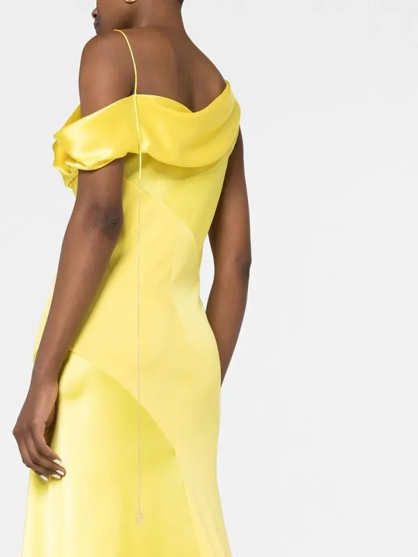 Loewe Asymmetric Draped Midi Dress