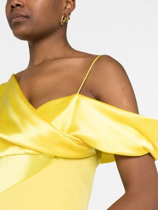 Loewe Asymmetric Draped Midi Dress