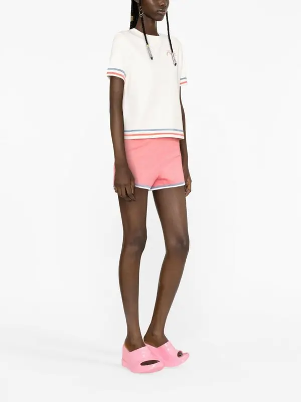 Fendi Striped Knitted Shorts