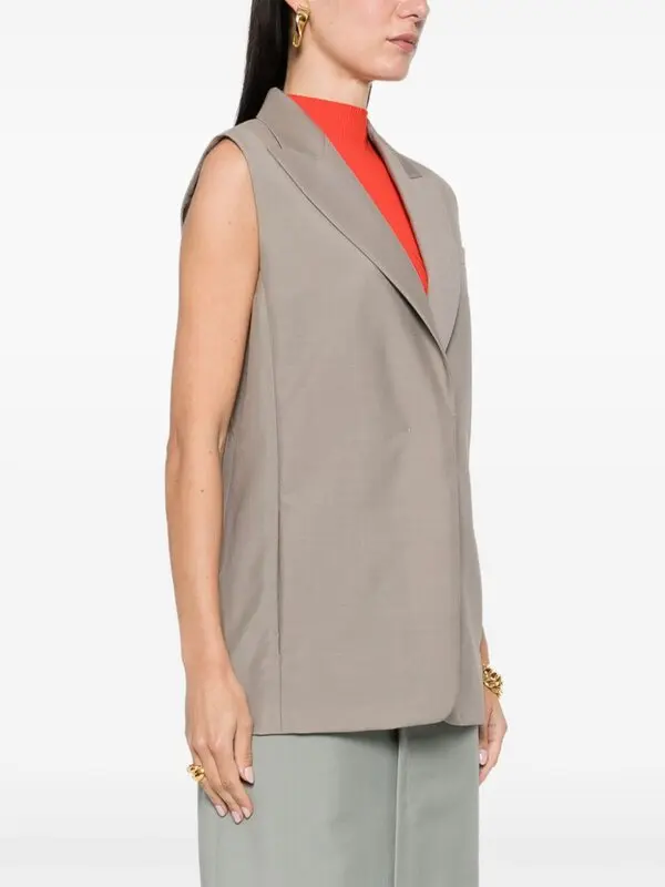 Fendi Mohair-wool Waistcoat - Brown