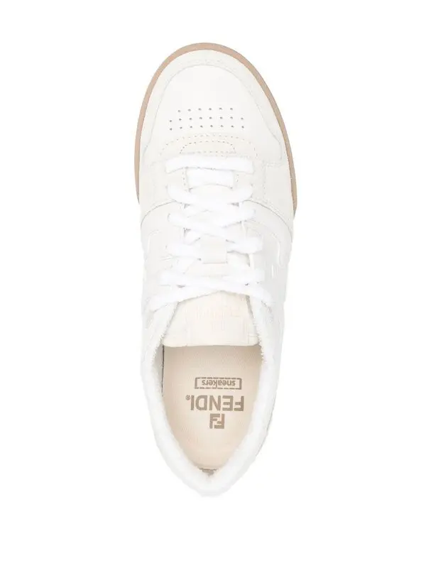 Fendi Match Low-top Sneakers - White