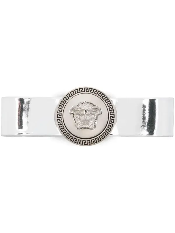 Versace Medusa Head Hair Clip - Silver | Editorialist display picture 2