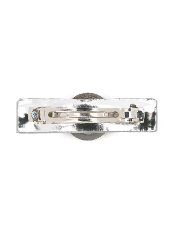 Versace Medusa Head Hair Clip - Silver | Editorialist display picture 3