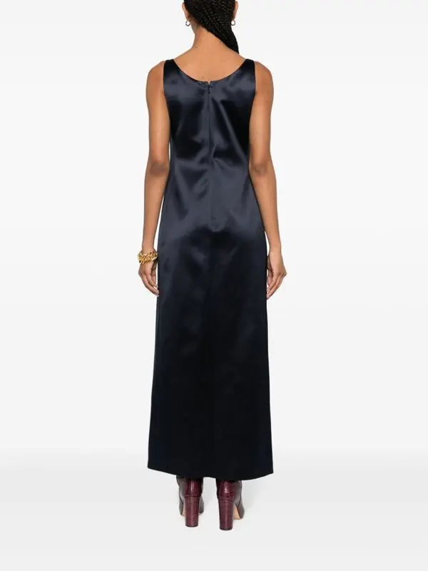 Fendi Gathered Silk Ankle-length Dress