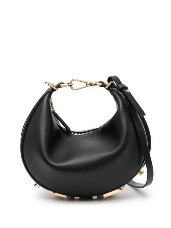 Fendi Graphy Mini Tote - Black