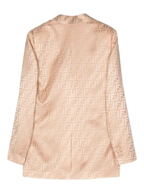 Fendi Double-Breasted Blazer In Pink - 18% Off | Editorialist