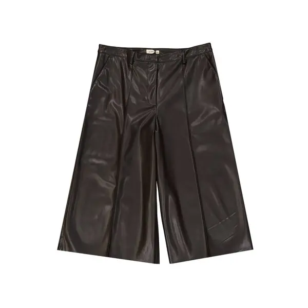BLANCA VITA Faux Leather Shorts