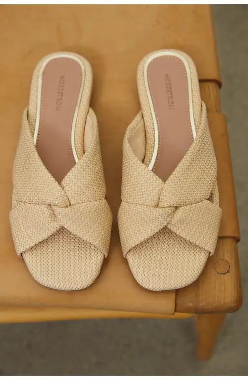 Nordstrom Twisted Vamp Slide Sandal