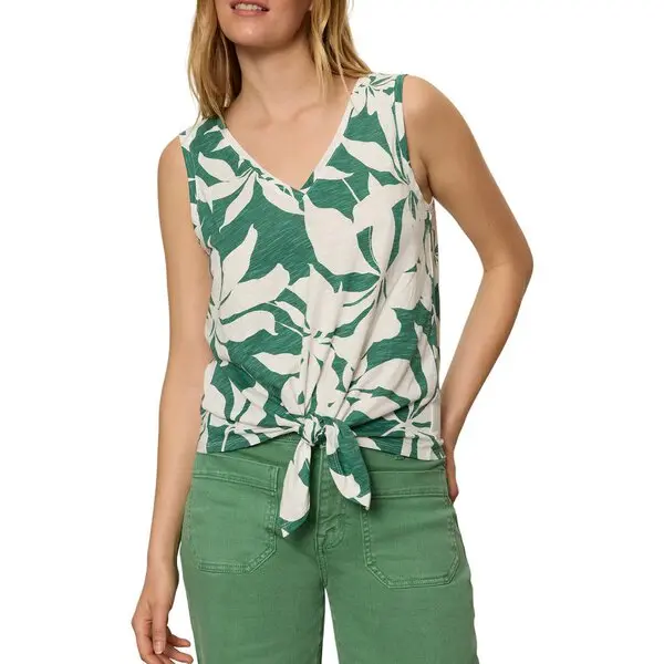 Sanctuary Floral Print Tank - Green Inked Impressions