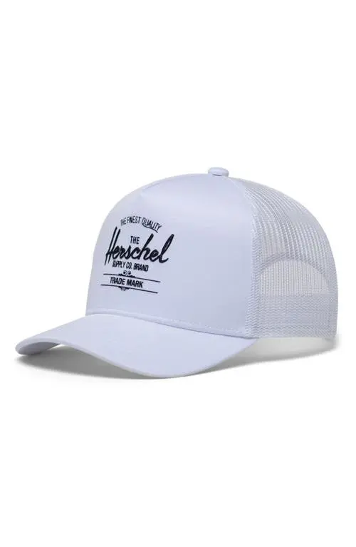 Herschel Supply Co. Whaler Mesh Trucker Hat - White