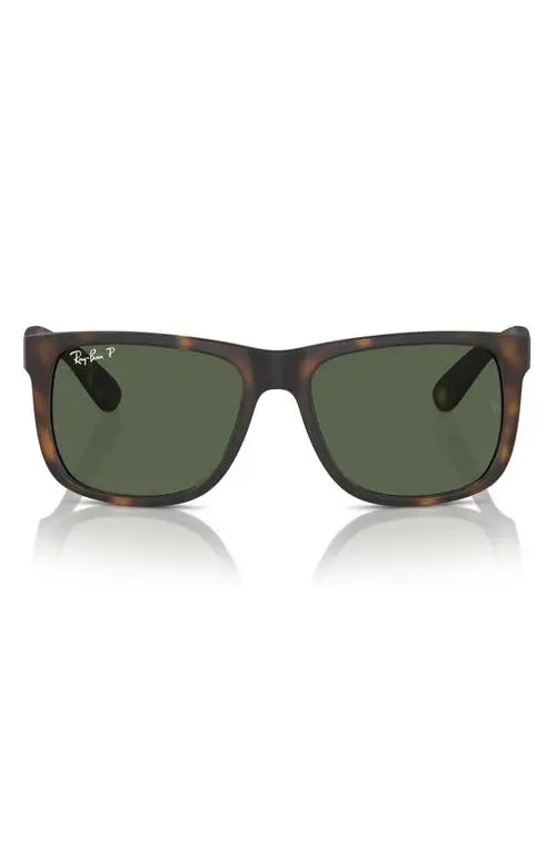 Ray-ban 55mm Polarized Square Sunglasses - Brown Havana
