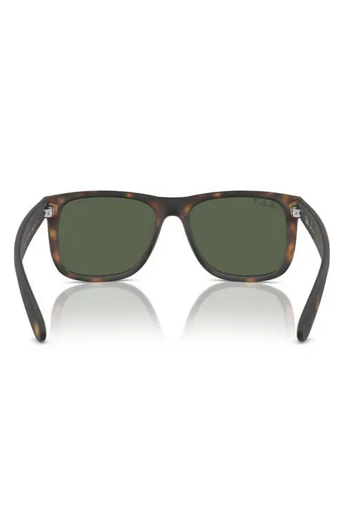 Ray-ban 55mm Polarized Square Sunglasses - Brown Havana