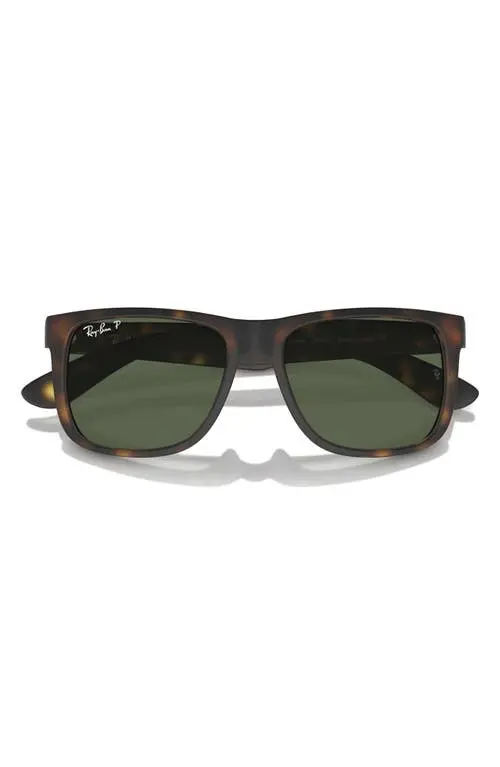 Ray-ban 55mm Polarized Square Sunglasses - Brown Havana