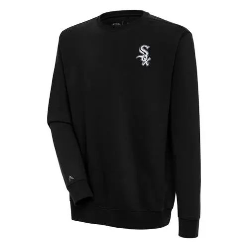 ANTIGUA Chicago White Sox Victory Pullover Sweatshirt - Black