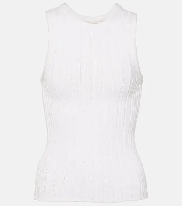 Khaite Manu Cotton-blend Tank Top
