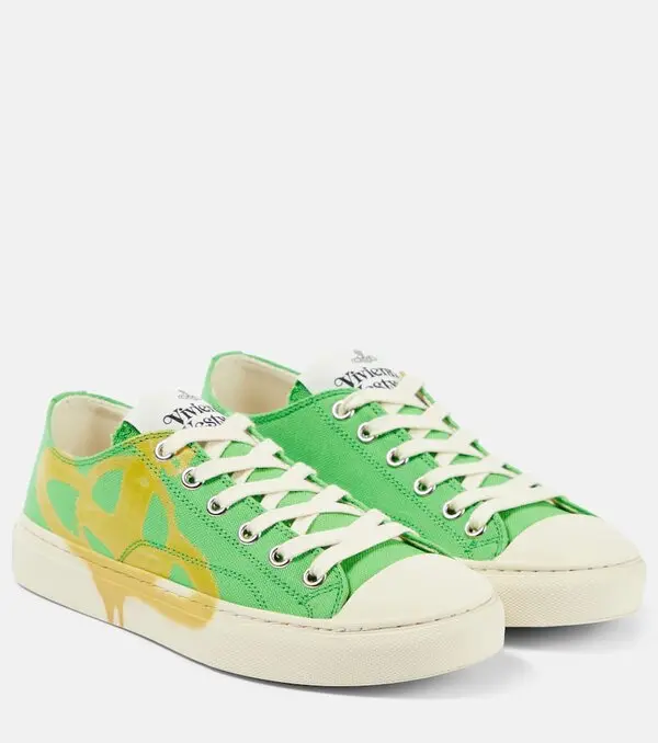 VIVIENNE WESTWOOD Plimsoll 2.0 Low-top Sneakers - Green
