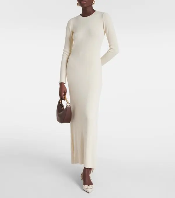 Valentino Garavani Silk Bouclé Maxi Dress