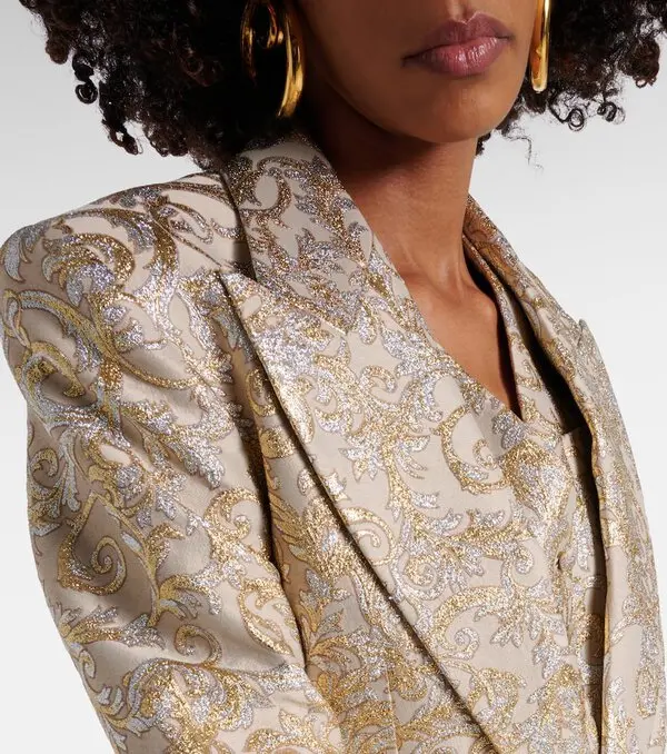 Stella McCartney Single-breasted Brocade Blazer
