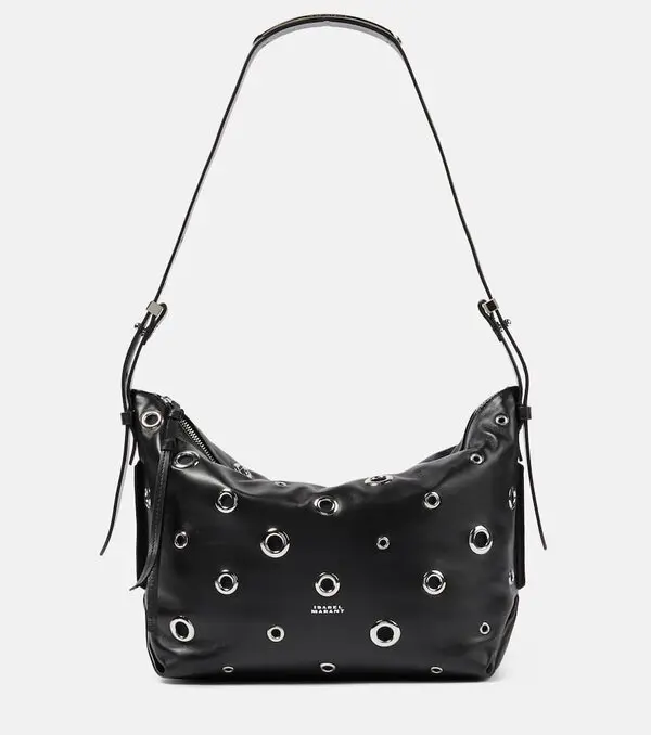 Isabel Marant Leyden Small Studded Leather Shoulder Bag